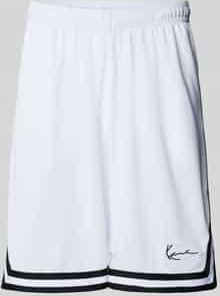 Karl Kani Baggy Fit Shorts mit Strukturmuster