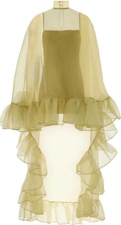 Taller Marmo Femme, Blouses et Chemises, Vert, Taille: 42 FR Lady Bird Kaftan