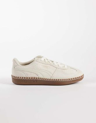 Puma Palermo - Stroh-Sneaker in Beige-Neutral