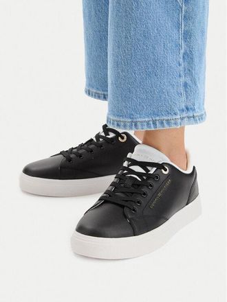 Tommy Hilfiger Sneakers Th Feminine Cupsole Leather FW0FW09105 Schwarz