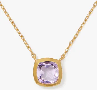 Kate Spade New York Kate Spade Kate Spade Fine Time To Shine Anh&auml;nger Mit Schmuckstein f&uuml;r Frauen in Helles Amethyst