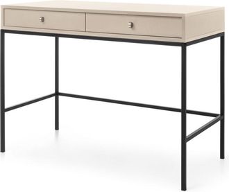 Selsey Selsey MONNE - Schminktisch Konsolentisch im Vintage-Stil mit Schubladen, Beige, 104 cm breit