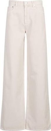 A Gold E Pantalon large en velours c&ocirc;tel&eacute; de coton