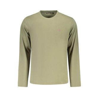 Napapijri Lang&auml;rmeliges T-Shirt - - Tops - Herren - Gr&uuml;n - 3XL