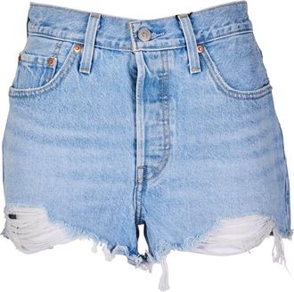 Levi's Femme, Shorts, Bleu, Taille: W27 501 Original Short