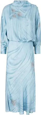 Pinko Knielanges Kleid - Blau