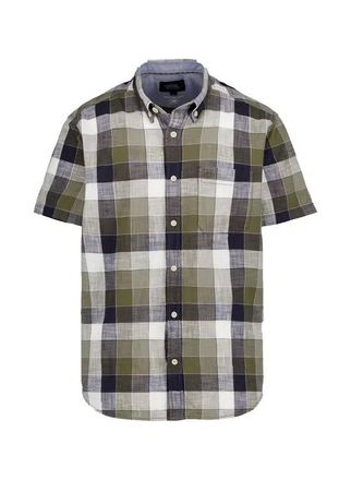 Camel Active Herren Hemden gr&uuml;n kariert