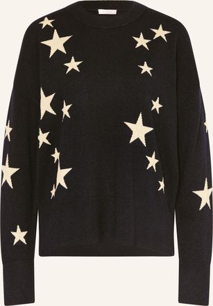 Hobb's Pullover Arnelle Mit Merinowolle Und Glitzergarn blau