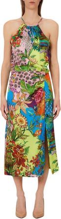 Liu Jo Femme, Robes, Multicolore, Taille: 42 FR Midi Dress