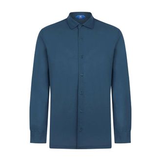 Kired Kired, Homme, Chemises, Bleu, Taille: 3XL Blue Jersey Shirt