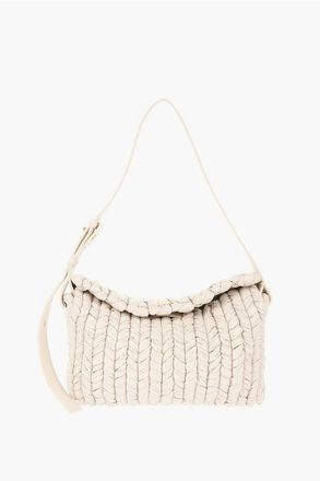 Nanushka Braided Effect Faux Leather Bag size Unica