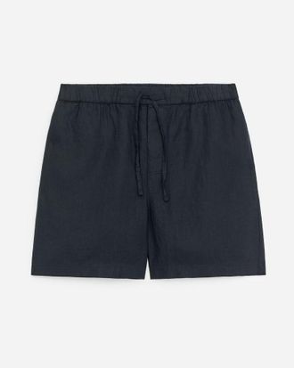Arket Leinen-Shorts -Blau