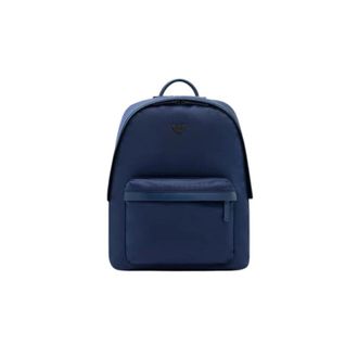 Emporio Armani ASV Round Backpack - - Bags - Herren - Blau - ONE SIZE