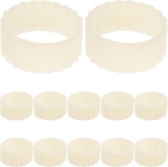 Artibetter Silikon Kerzenhalter Adapter 12 St&uuml;ck rutschfeste Kerzenhalter Eins&auml;tze aus Weichem Silikon Flexibel f&uuml;r Verschiedene Spitzkerzendurchmesser Sch&uuml;tzend