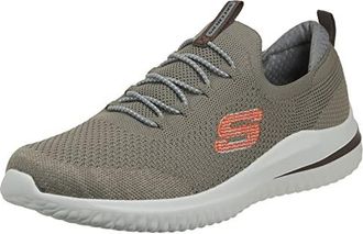 Skechers Delson 3.0 Mendon Baskets pour homme, Tpe taupe, 41 EU