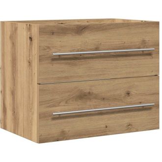 vidaXL Waschbeckenunterschrank Artisan-Eiche 60x38,5x48 cm Vidaxl