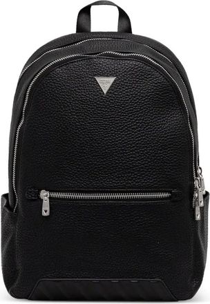 Guess Co sac &agrave; dos zipp&eacute; &agrave; plaque logo - Noir