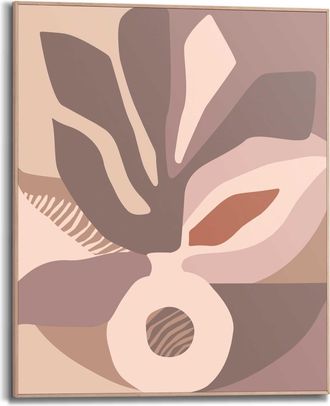 Reinders Gerahmtes Bild, Earth Abstract, Hobbyraum, Bilder, Wanddeko, Room Decor, MDF, Braun, 50x40cm