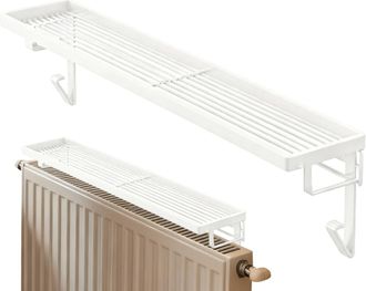 Generico Heizk&ouml;rperregal, hitzebest&auml;ndig, ohne Bohren, Halterung aus Eisen, platzsparend, Aufbewahrungsabdeckung f&uuml;r Heizk&ouml;rper, f&uuml;r Zuhause, Hotel, Apartment,