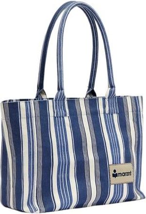 Isabel Marant Sac cabas Yenky Zipped en coton &agrave; rayures
