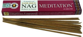 Guru Shop Vijayshree R&auml;ucherst&auml;bchen - Golden Nag Meditation, 2x5x25 cm