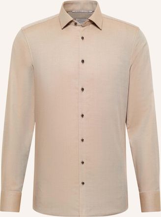 Eterna Hemd Slim Fit braun