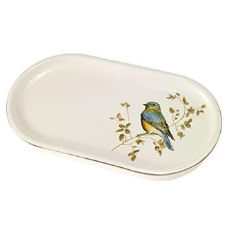 Avanti Linens Gilded Birds Collection Vanity Tablett, elfenbeinfarben