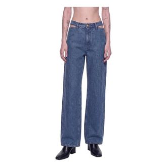 Jil Sander Femme, Jeans, Bleu, Taille: 42 FR Denim Trouser 140 AW 23 Treated