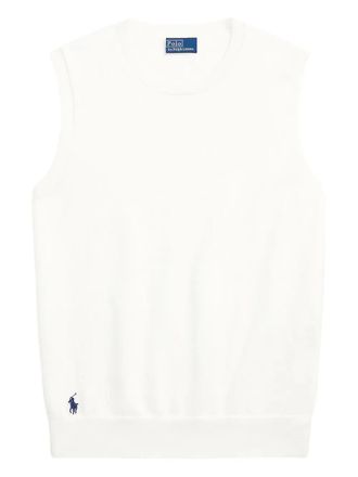 Polo Ralph Lauren débardeur en maille fine - Blanc