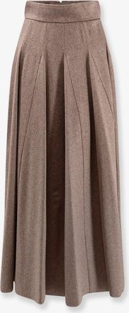 Max Mara Bellico virgin wool long skirt - MAX MARA - gender_Woman