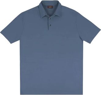 Zanone Homme, Tops, Bleu, Taille: 2XL Polo Slim Fit Ice Cotton