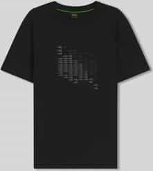 HUGO BOSS Relaxed Fit T-Shirt aus Baumwoll-Mix Modell TS_NETWORK FLAG