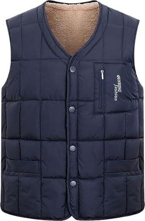 Generic Gilet sans Manche Homme Manteaus Matelass&eacute;e Rembourr&eacute;e Gilets de Photographie en Plein air Regular Fit Standard Doudounes Matelass&eacute; Couleur L&eacute;g&egrave;re Ves