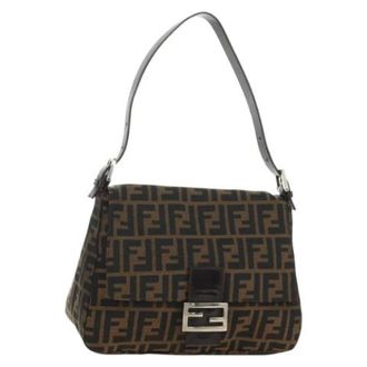 Fendi Pre-owned Vintage Zucca Canvas Shoulder Bag - Femme - Pre-owned - Brun - Taille: ONE Size