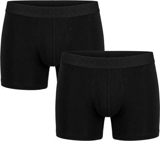 HUGO BOSS Homme, Sous-v&ecirc;tements, Noir, Taille: S BoxerBr 2P UltraSoft
