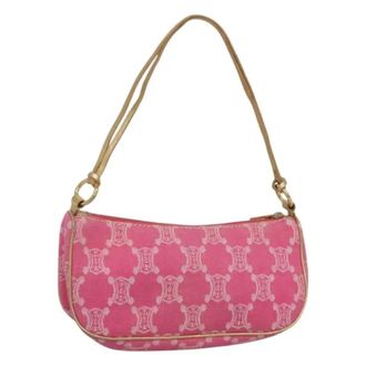 Celine Pre-owned Toile sacs-celine - Femme - Pre-owned - Rose - Taille: ONE Size