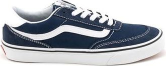 Vans Mens Brooklyn Canvas Trainers, Block Grape Leaf, Suede Canvas Dress Blues, 46 EU