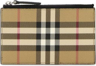Burberry Homme, Accessoires, Multicolore, Taille: ONE Size Porte-cartes en toile imprim&eacute;e