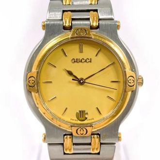 Gucci unisex, Pre-owned, Multicolore, Taille: ONE Size Montre Pre-owned en acier inoxydable