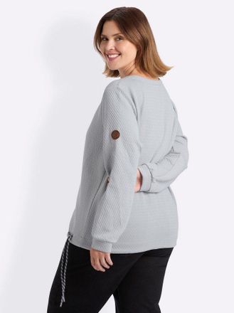 Sheego Sweater Sweatshirt Langarm