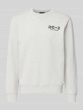 PME Legend Sweatshirt mit Label-Print und Rundhalsausschnitt