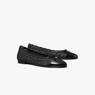 Tory Burch Damen Ballerina mit Zehenkappe