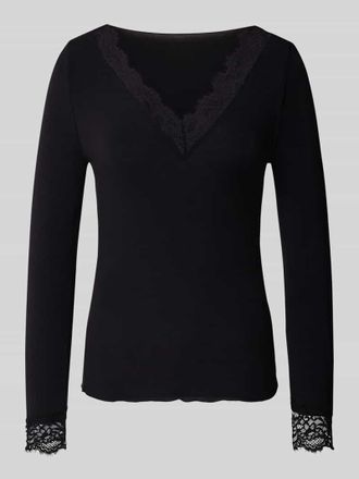 Vero Moda Slim Fit Langarmshirt aus Modal-Mix mit Woll-Anteil Modell SKYE