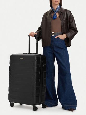 Gino Rossi Gro&szlig;er Koffer GINO ROSSI CEO-GIN-L-001-05-BLACK3 Schwarz