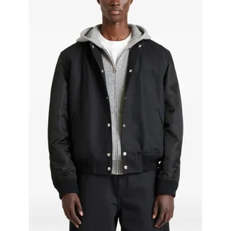 Givenchy Mix Material Blouson With Givenchy Paris Embroidery