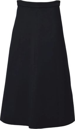 Max Mara Midirock in A-Linie - Blau
