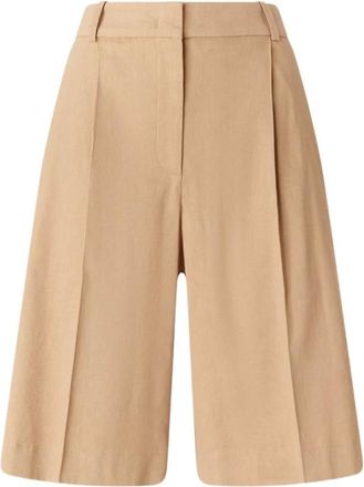 Pinko Pinko, Femme, Shorts, Beige, Taille: 34 FR Short pliss&eacute;