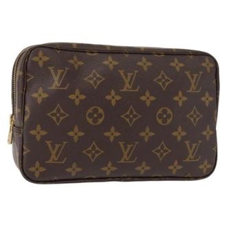 Louis Vuitton Pochette en toile Pre-owned - Femme - Pre-owned - Brun - Taille: ONE Size