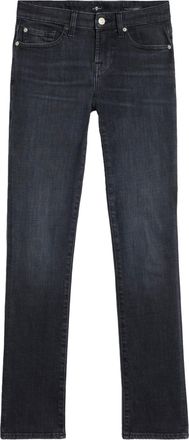 7 For All Mankind Damen Low Skinny Blacky Jeans, Schwarz, 32W EU