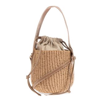 Chlo&eacute; Woody Mini Bucket Schultertasche - - Bags - Damen - Beige - ONE SIZE
